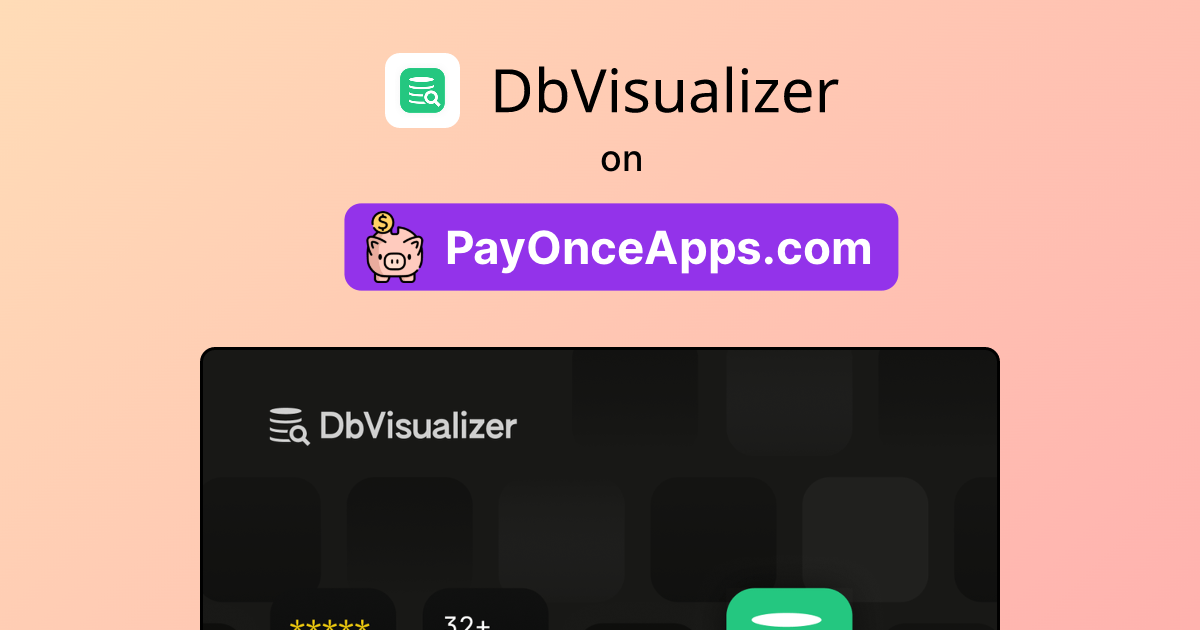 DbVisualizer - Your ultimate database client solution.
