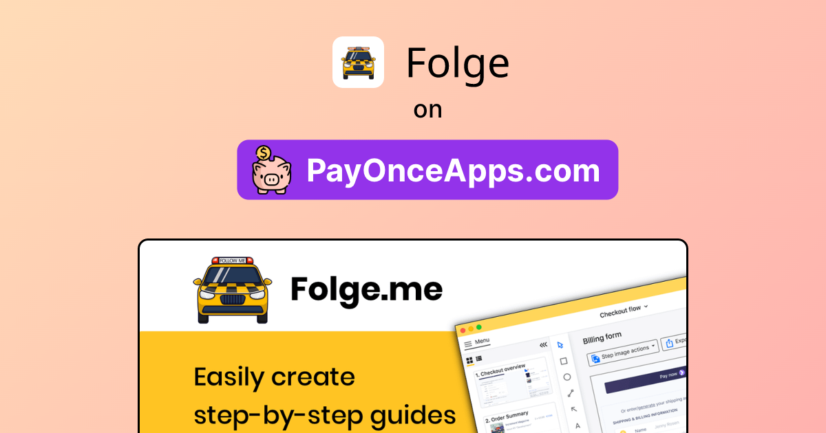 Folge - Easily create step-by-step guides and documentation