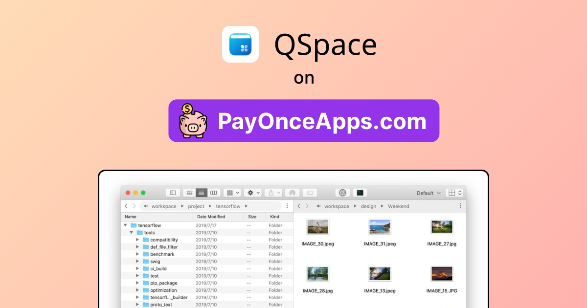 QSpace - Navigate, customize, and manage files with ease.
