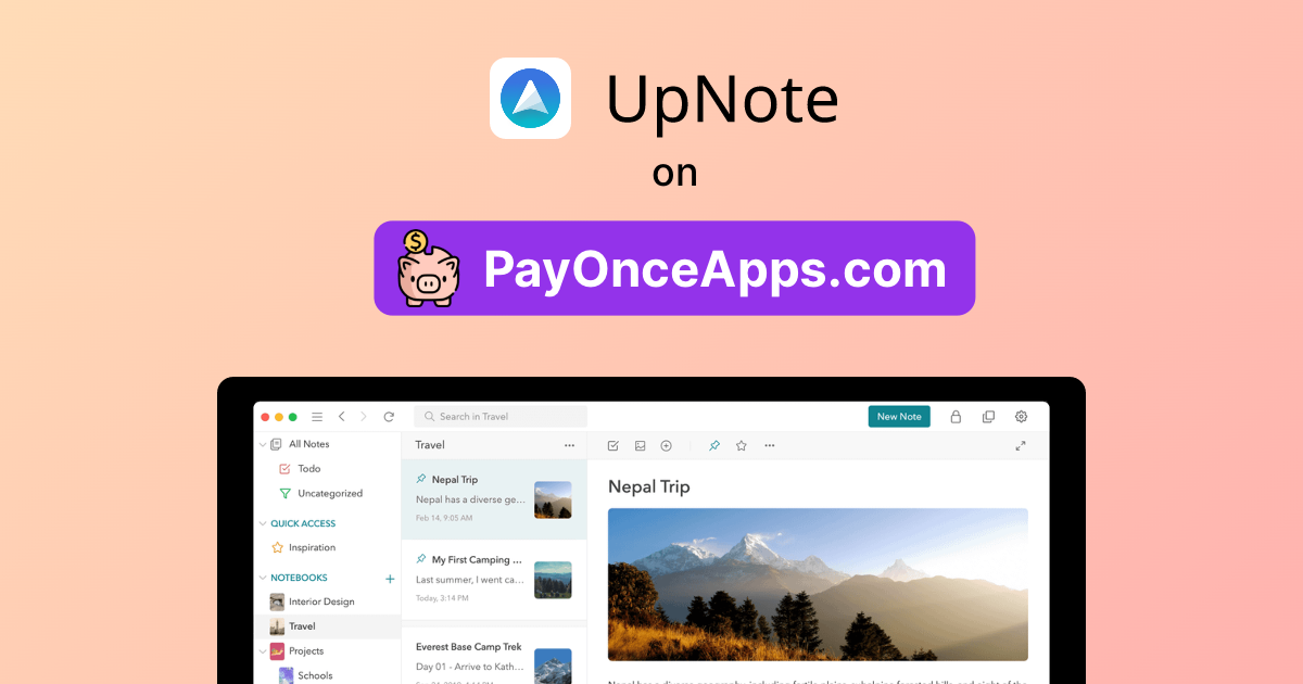 UpNote - Stay focused and productive with a clean and clutter-free note ...